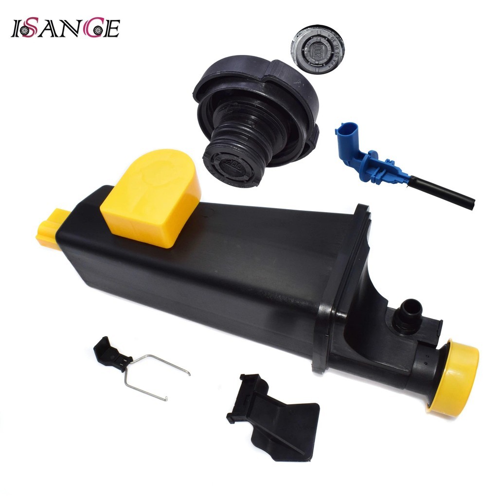 Engine Coolant Expansion Reservoir Tank Bottle + Cap + Level Sensor Kit ...