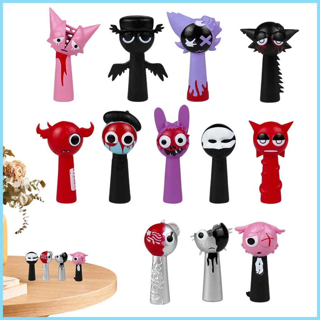 Hot Game Scraed Face Figures Strange Expression Doll With Weird Eyes ...