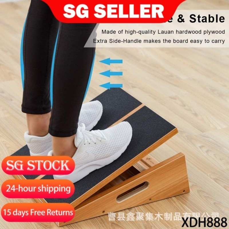 [SG stock Fast Shipping]Professional Wooden Slant Board, Adjustable ...