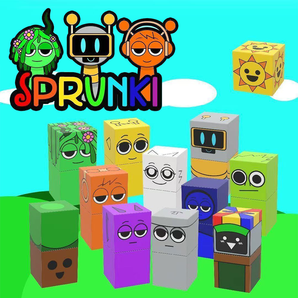 Sprunki Magnetic Blocks, Build Sprunky Magwonder World Set, Game- Based ...