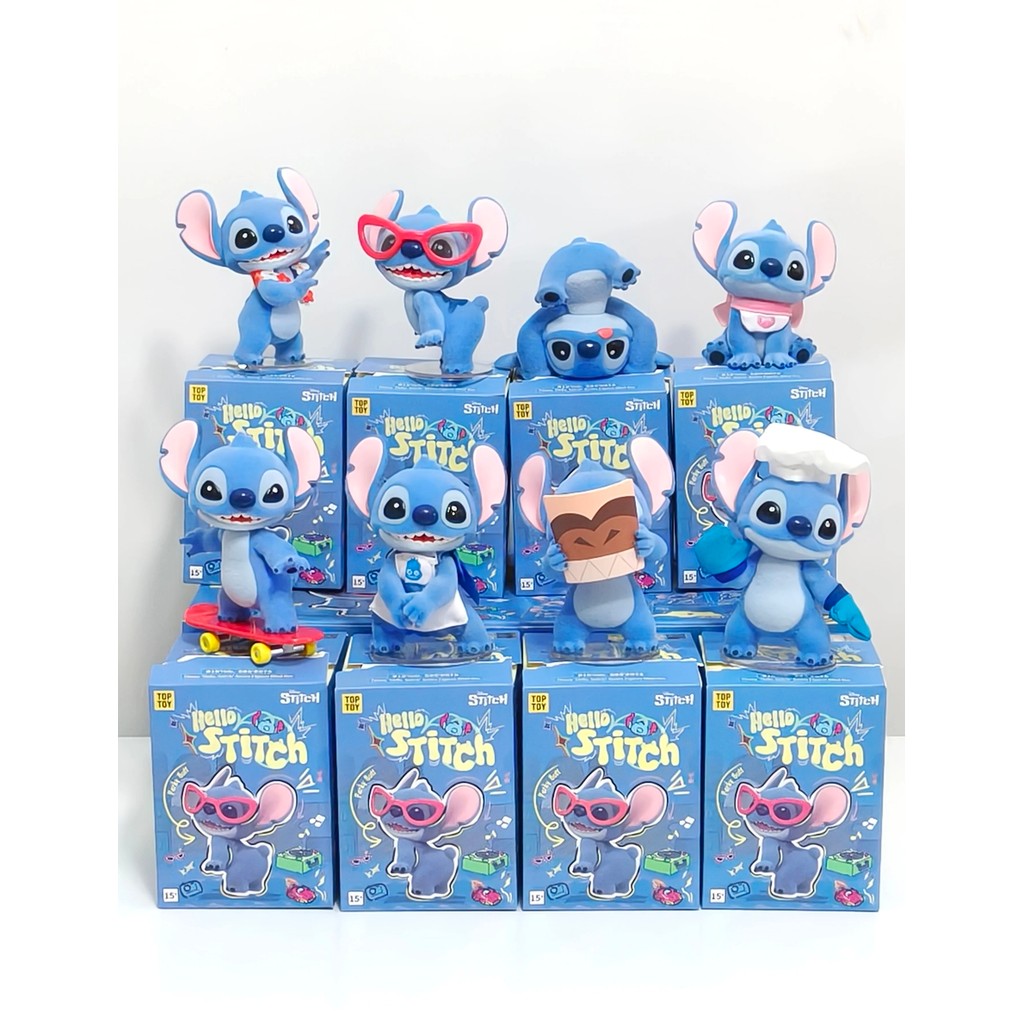 TOPTOY Disney Hello Stitch Series Blind Box Toy Collection | Shopee ...