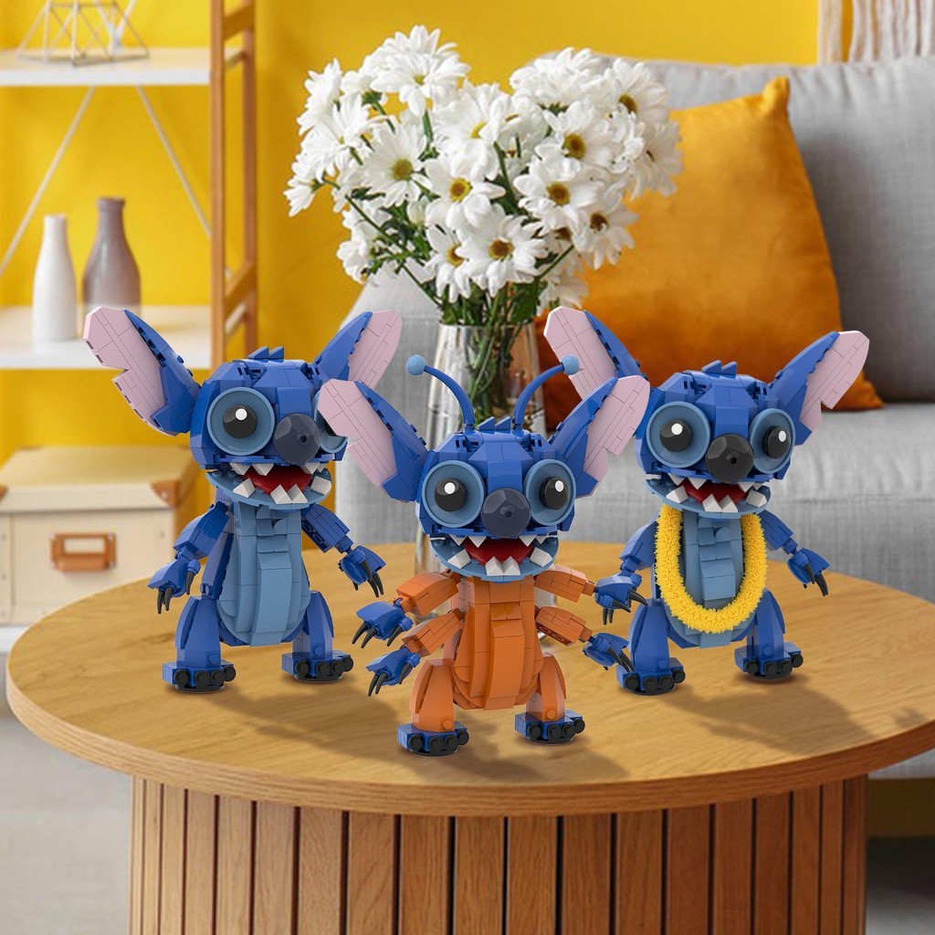 Stitch Building Blocks Toy 3D Micro Stitch Blocks Figurines Cute Lilo ...