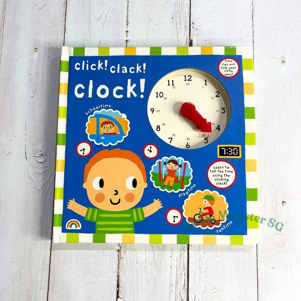 Click Clack Clock! Children English Book (Board Book) | Shopee Singapore