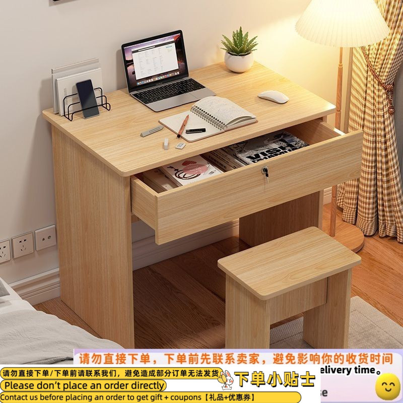 Get gifts/Computer Desk Small Size Desk with Drawer Small Table with ...
