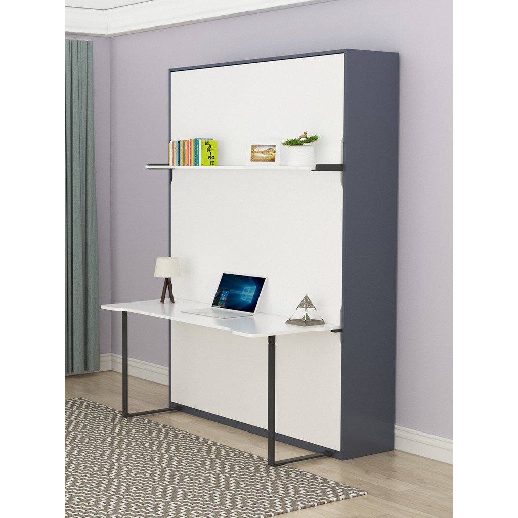 Invisible Bed Wardrobe Folding Bed Flip Bed Wall Bed Wardrobe Desk ...