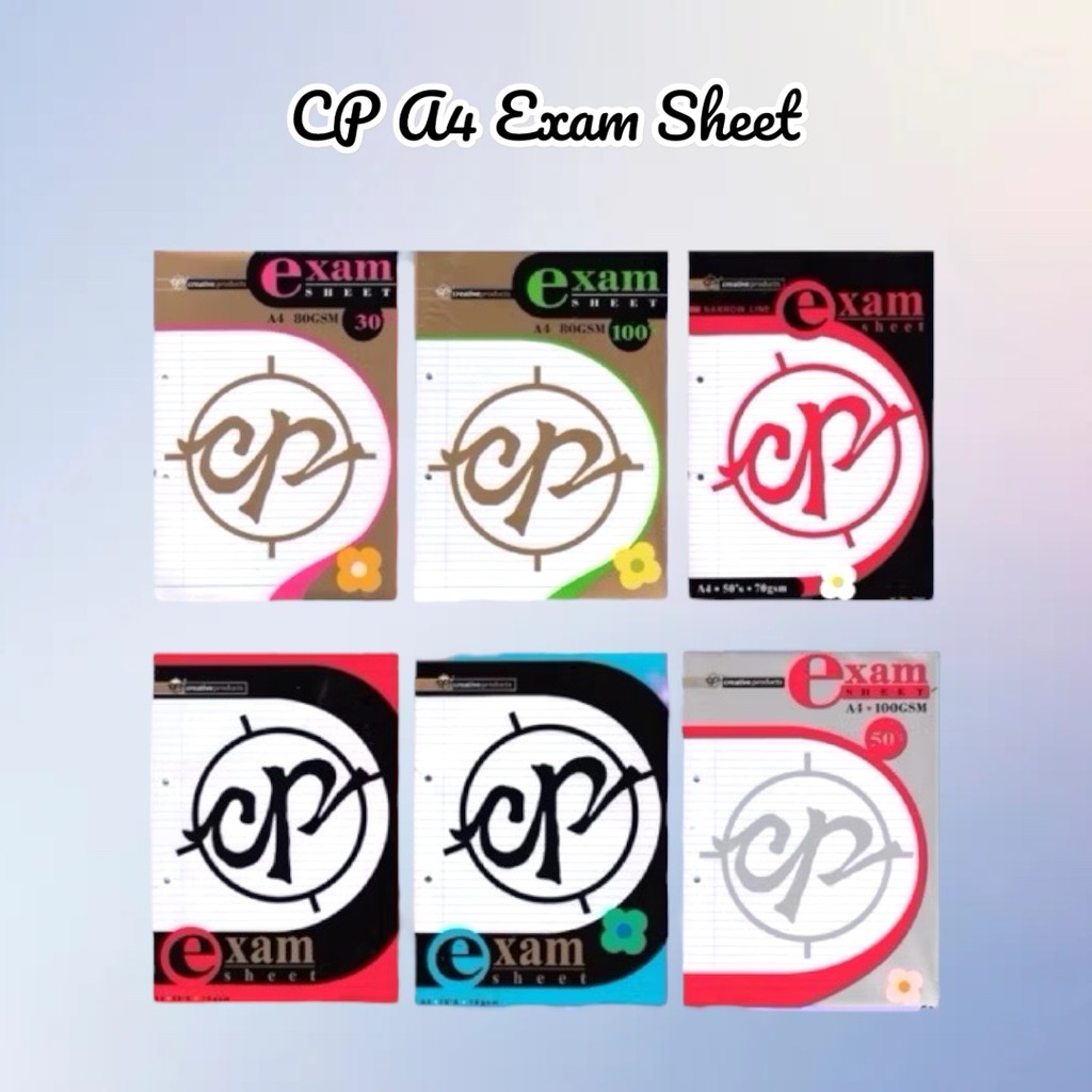 CP A4 Exam Sheet Exam A4 Paper | Shopee Singapore
