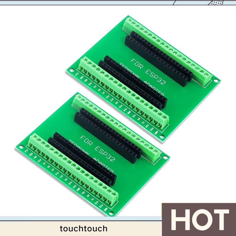 2Pcs ESP32 Breakout Board GPIO 1 Into 2 for 38PIN Narrow Version ESP32 ESP-WROOM-32 ...