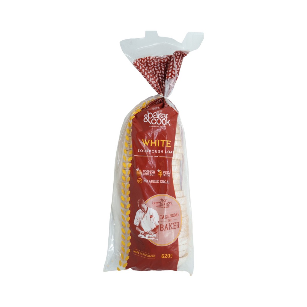 Baker & Cook Sourdough White Loaf 620g | Shopee Singapore