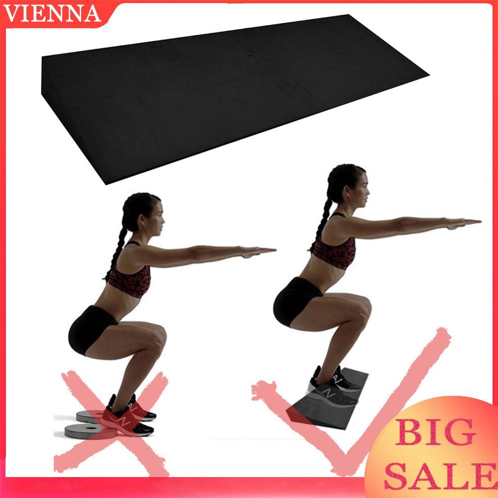 Squat Wedge Block Non-Slip Slant Board for Squats Calf Stretches ...