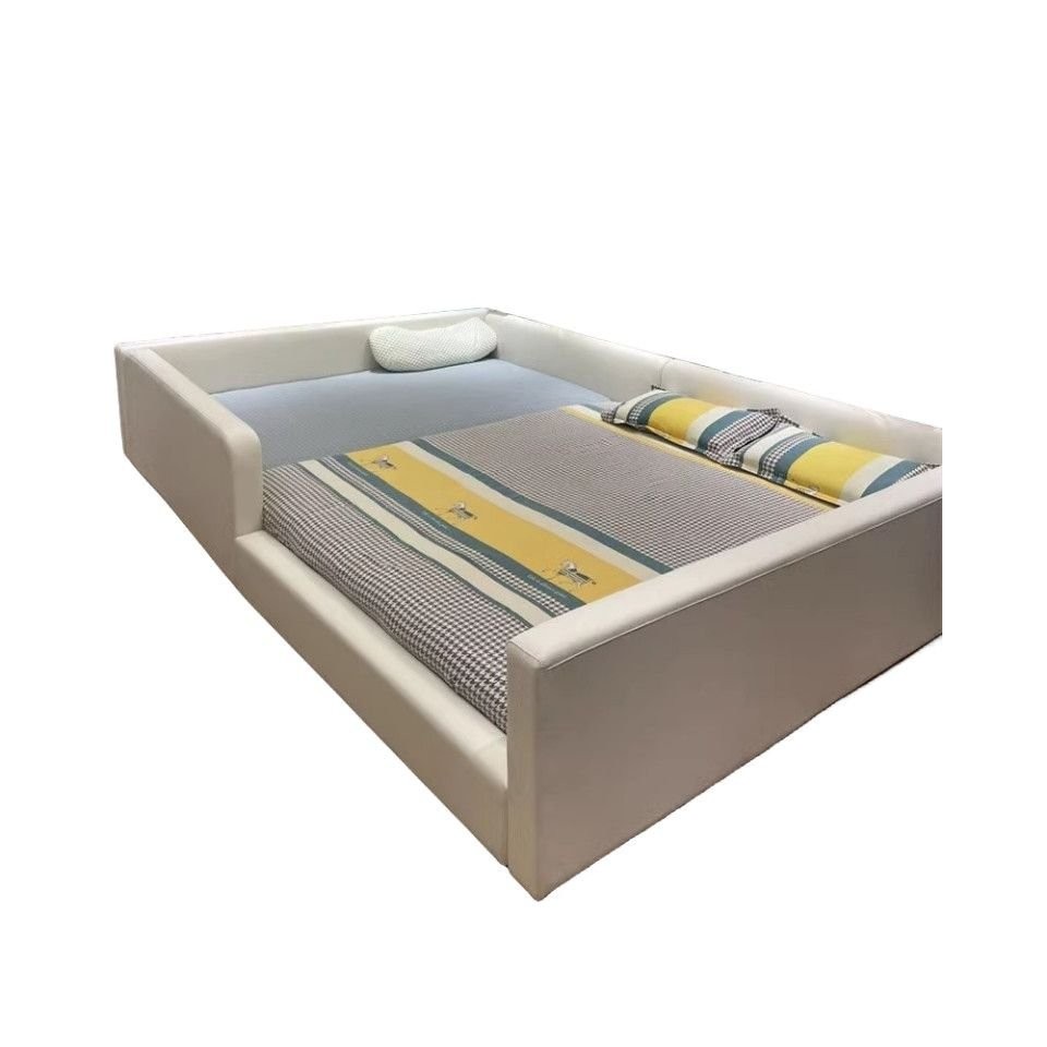 Two-Child Parent-Child Bed a Four-Mouth Tatami Bed Widened Stitching ...