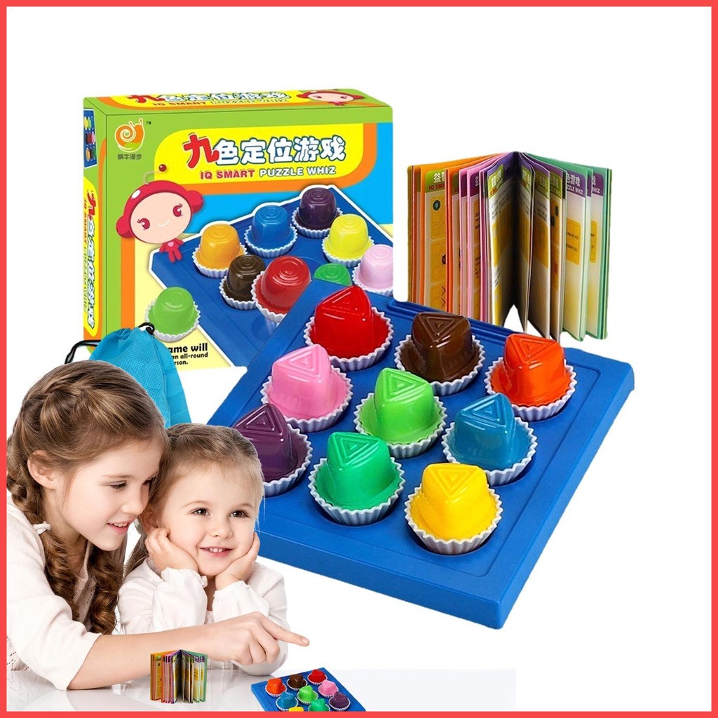 Sorting Puzzle Game Brain Exercise Sensory Tabletop Game for Kids Early ...