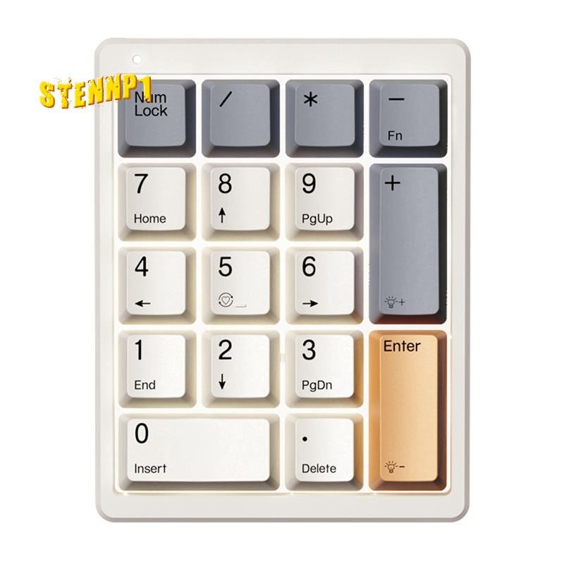 17 Keys Type C Wired Number Pad Mechanical Numeric Keypad Numpad Gaming ...