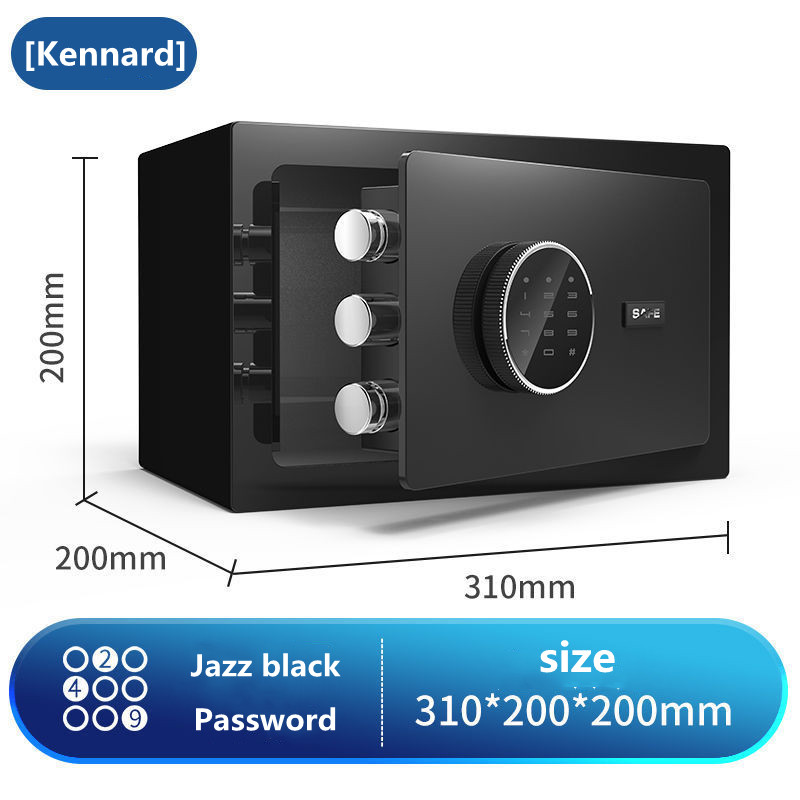Small Safe Box 20CM Digital Security Safety Box Heavy Duty Safe Box ...