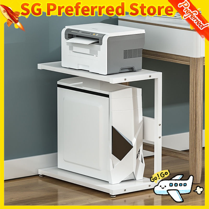 Monitor Base Elevated Rack Printer Shelf Desk Storage Shelf Desktop ...