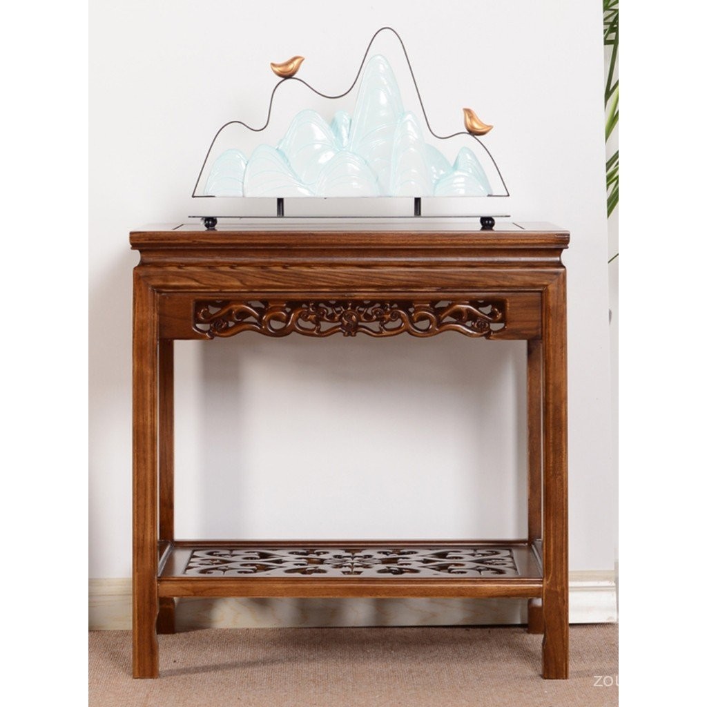 Wooden Rectangular Chinese Style Side Table Corner Table Side Table ...
