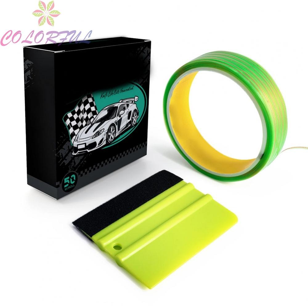 【COLORFUL】Safe Finish Line Tape High Universality Fitment For Car Vinyl ...