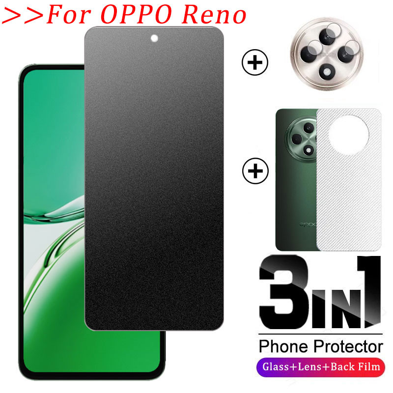 Anti-fingerprint Matte Tempered glass For OPPO Reno 12F 11F 8 8T 8Z 7Z ...