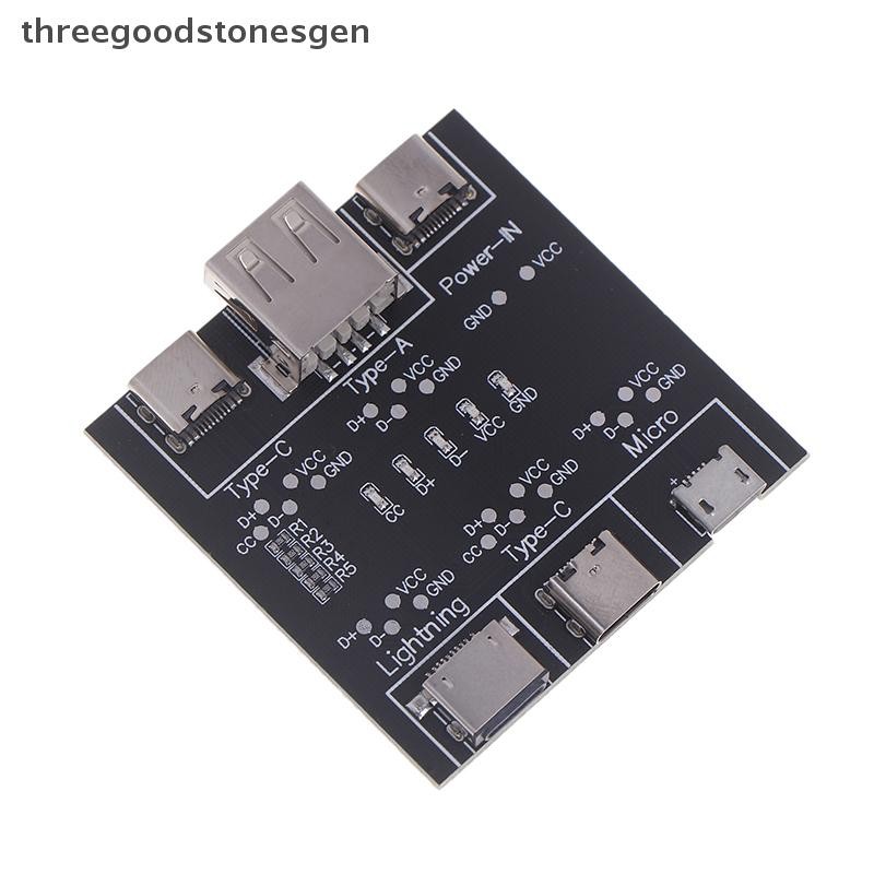 [threegoodstonesgen] 1PC USB Cable Data Line Test Board Cable Checker ...