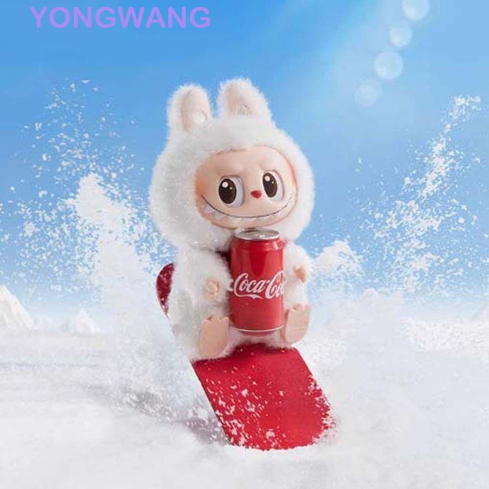 YONGWANG Labubu Coca-Cola Series Plush Doll, Cartoon Pop Mart Keychain ...