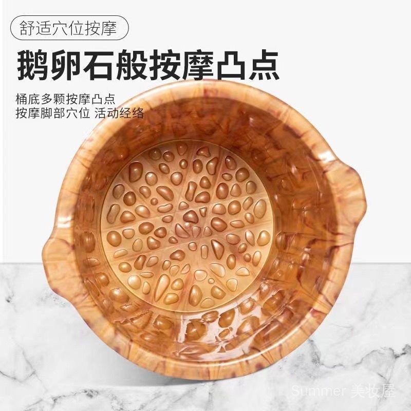 [Foot Soak Device]Foot Soak Basin Insulated Massage Foot Soak Tub Extra ...