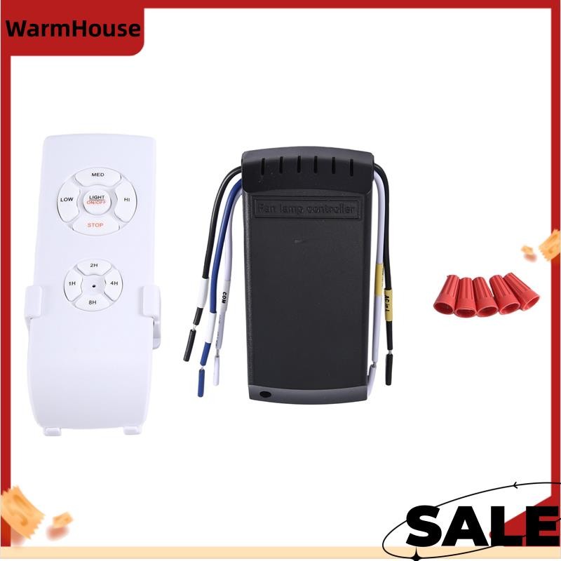 Universal Ceiling Fan Lamp Remote Control Kit Timing Setting Switch ...