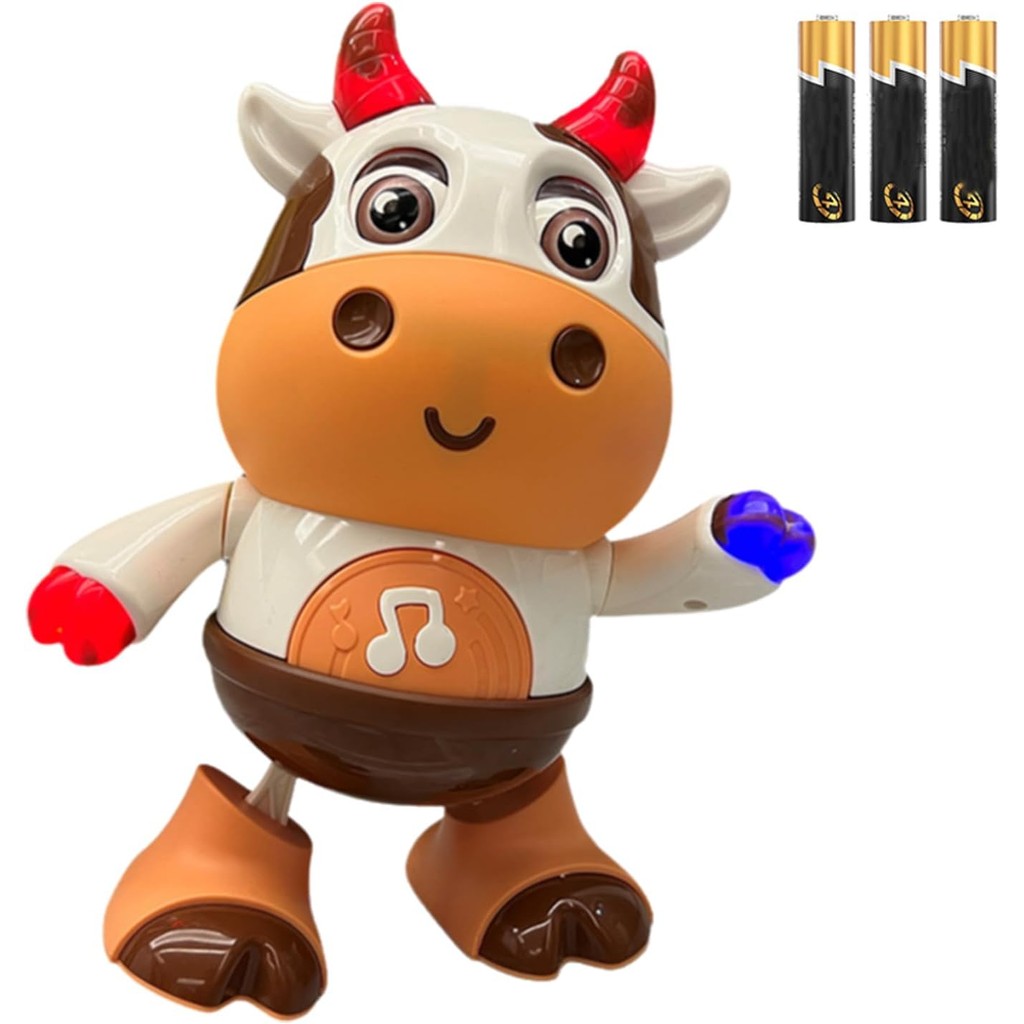 Boogie Cow Light Up Dancing Cow, Cute Baby Cow Musical Toys, Musical ...
