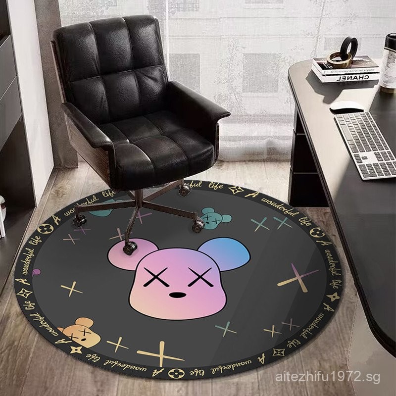 Soundproof Mat Study Home Gaming Chair round Carpet | Shopee Singapore