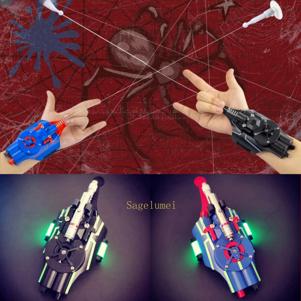 Spider man Launche Toy Web Shooters Wrist Launcher Shooters Peter ...