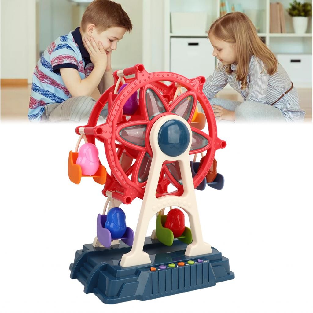 Buybest1 Electric Rotation Ferris Wheel Toy Kids Rotating Set Sticker ...