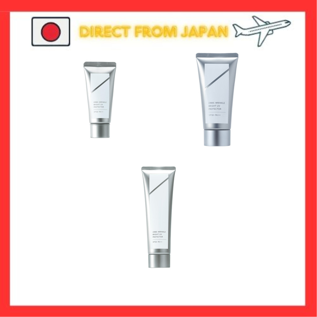 ORBIS Quasi-drug Wrinkle Bright UV Protector SPF50+ PA++++ 50g (Facial Sunscreen) ,Trial size ...