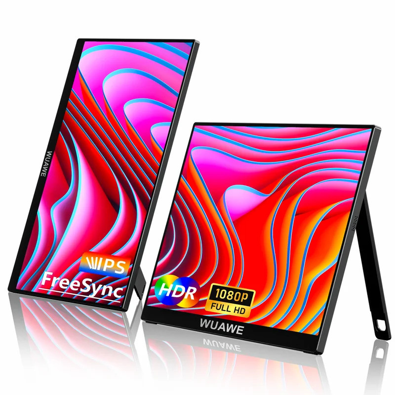 Highly Popular 15.6inch Portable Monitor 1920*1080 16:9 USB-C HDMI ...