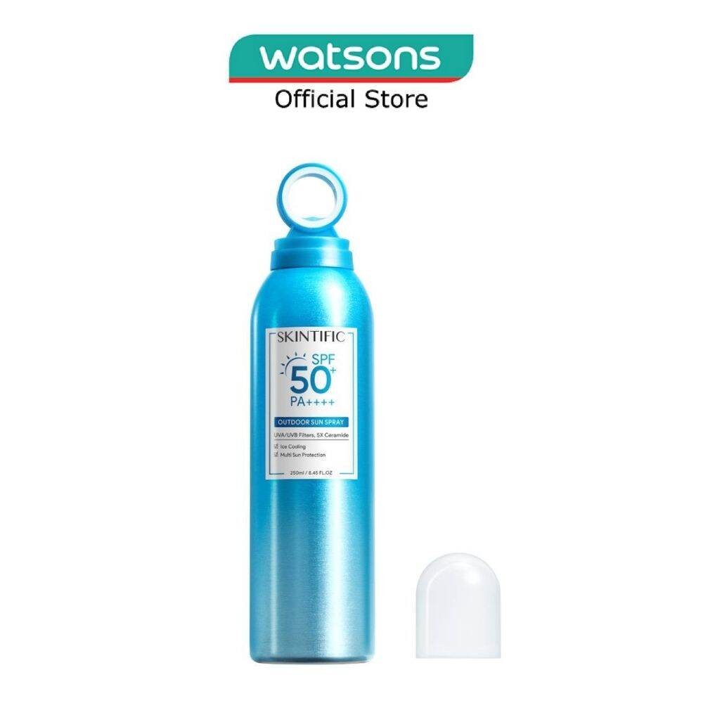 SKINTIFIC Outdoor Sunscreen Spray SPF 50+ PA++++ (Ice Cooling & Multi ...