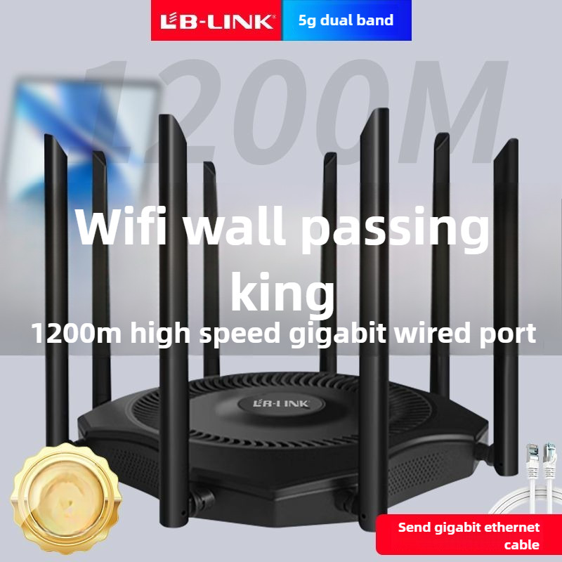Home gigabit router Dual gigabit wireless WiFi enhanced version All ...