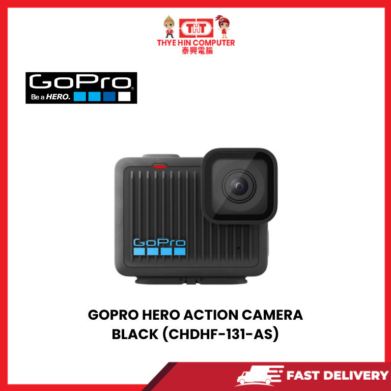 GOPRO HERO ACTION CAMERA BLACK (CHDHF-131-AS) | Shopee Singapore
