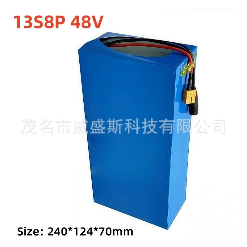 🔥13S6P 48V 20Ah 18650Lithium battery pack Built-in Protection 2A ...