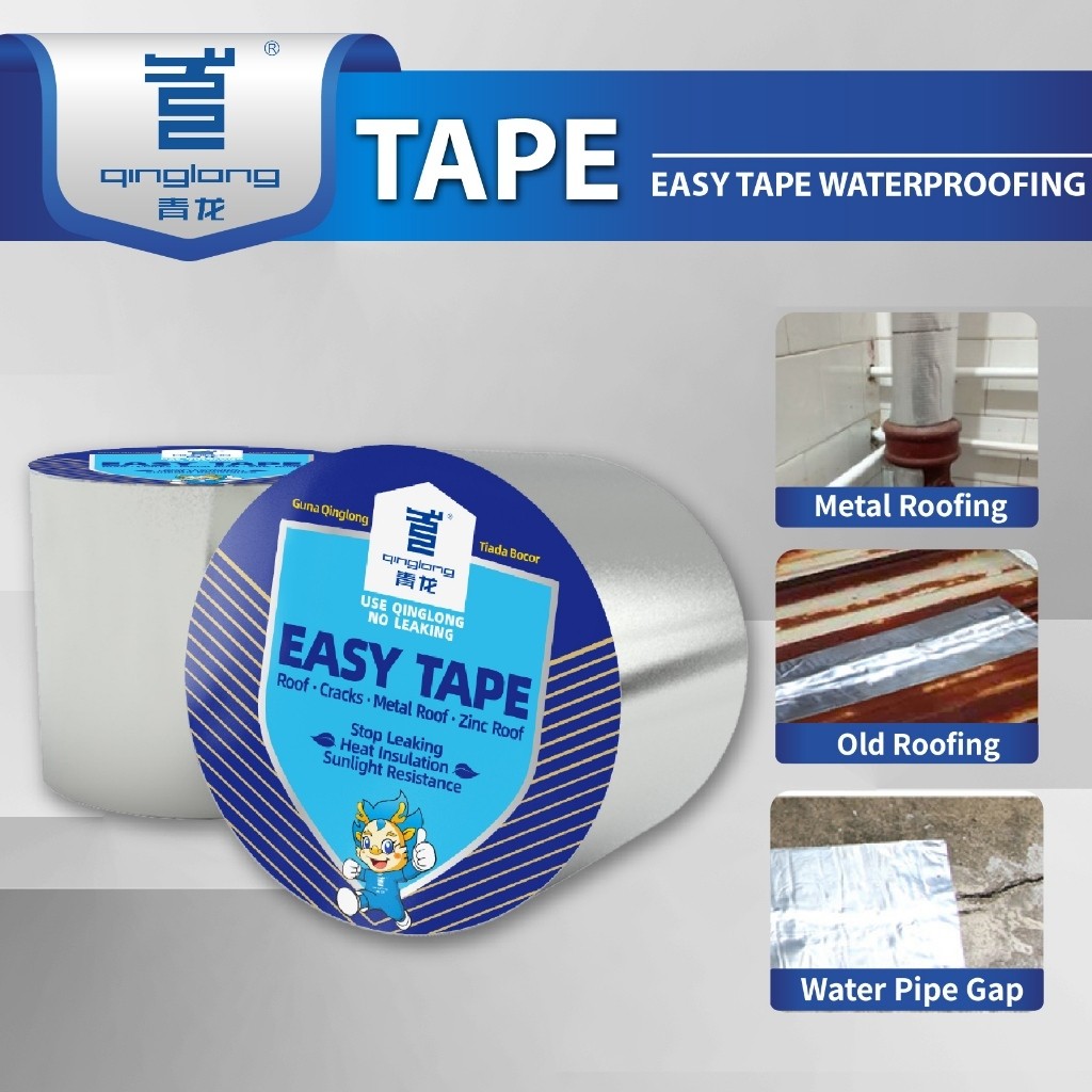 QL Waterproof Tape Easy Tape Aluminium Foil Tape Butyl Super Fix Repair ...