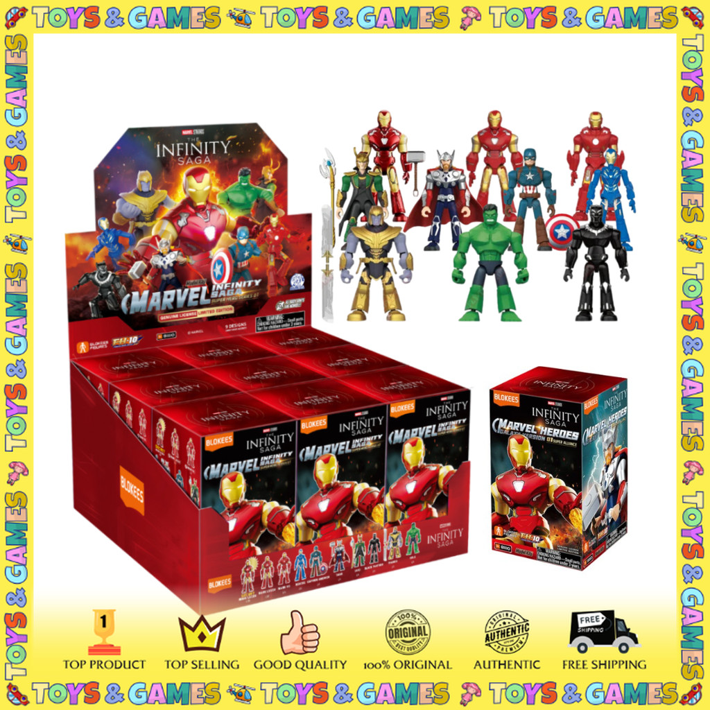 Blokees Marvel Infinity Saga Version 1 Mystery Blind Box Series ...