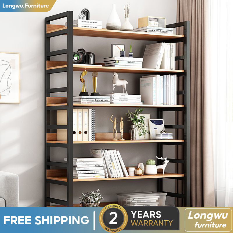 Book Shelf Floor Steel Shelves Multi-layer Shelf Rack Simple Living ...