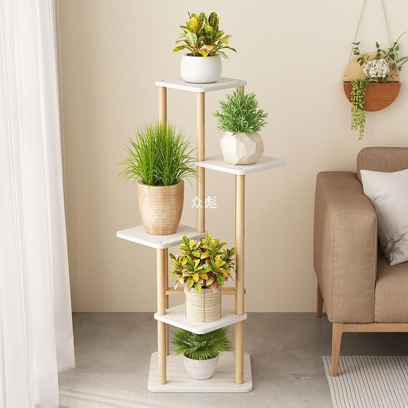 [in stock] zb Flower Rack Indoor Balcony Multi-Layer High-End Flower ...