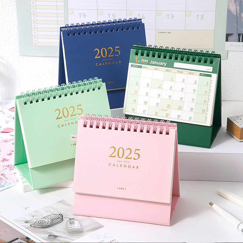 2025 Basic Desk Calendar New Year's Eve Calendar Desktop Ornaments ...