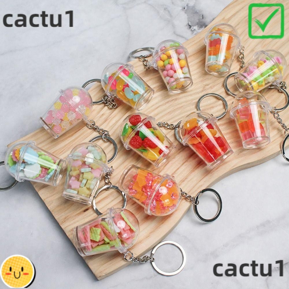 DIEMON Keychain, Cute Shaker Cup Shaker Cup Keychain, Acrylic Charm ...