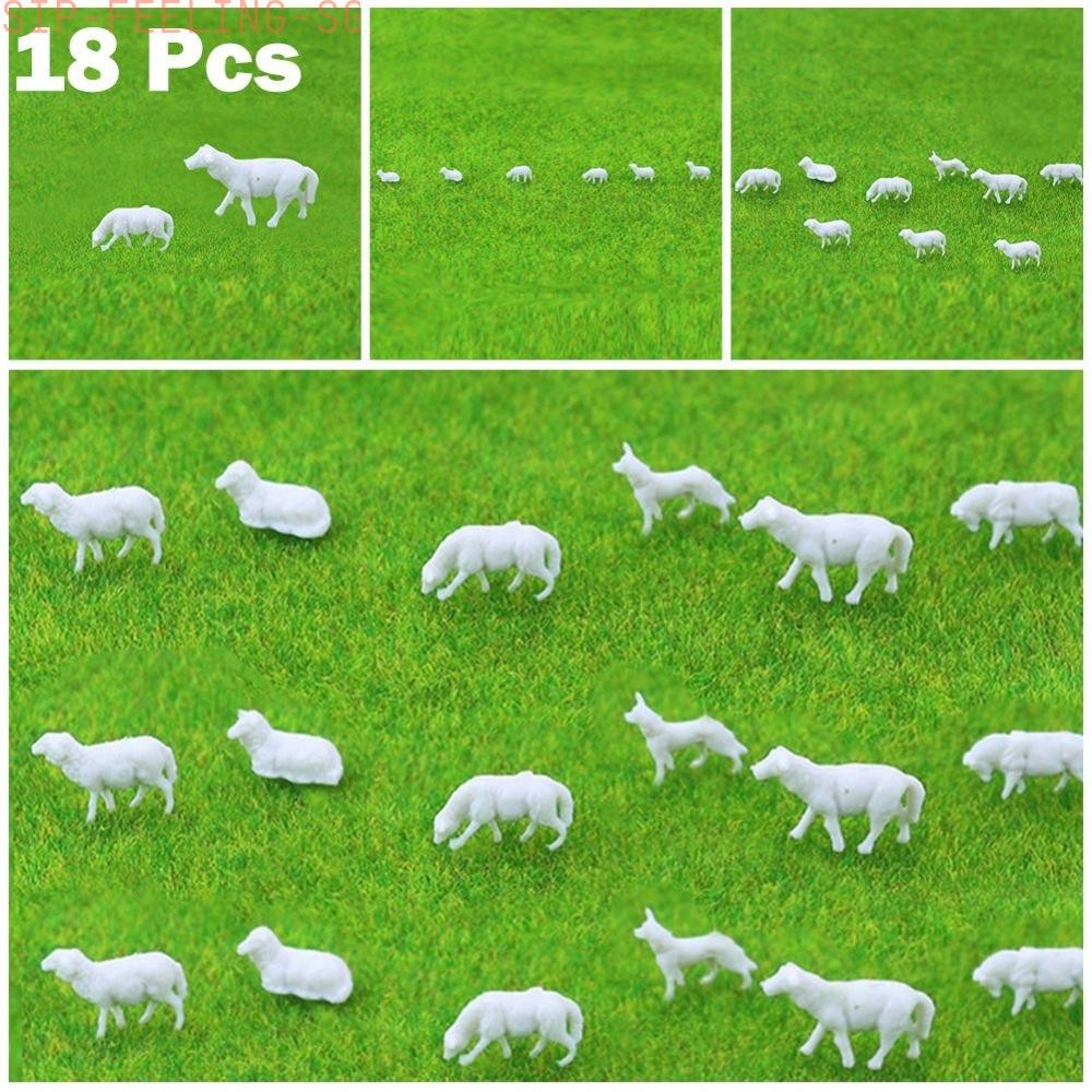 Animals Model Sheep Sheep Animals Model 18Pcs Farm Animals Model ...
