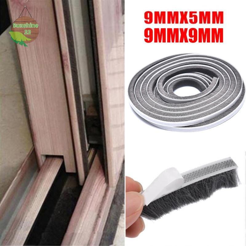 Sunshine 5M Door Window Frame Brush Seal Weather Strip Pile Draught ...