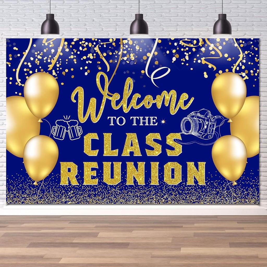 Welcome to Class Reunion Photography Backdrop Happy 10th 20th 30th ...