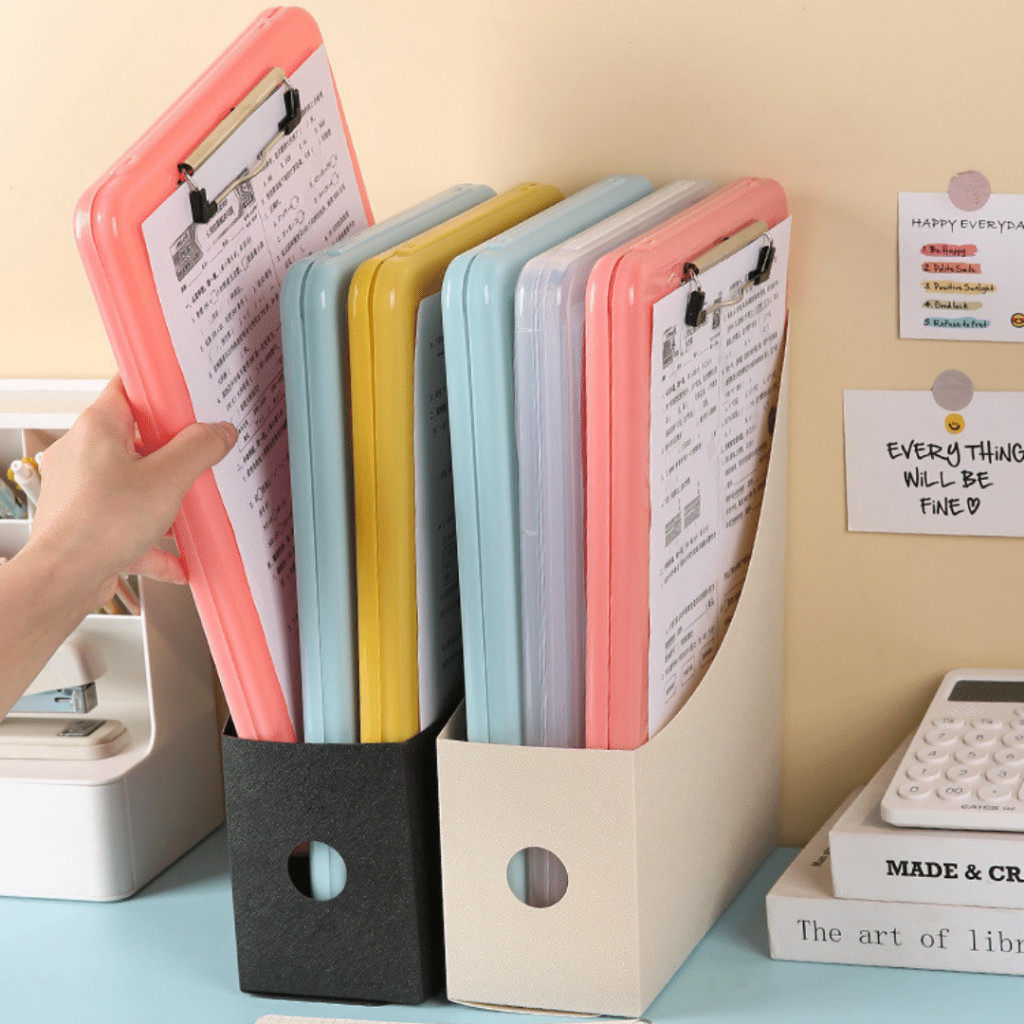 A4 Document Clip with Integrated 4-Color Lockable Document Box MADIS ...