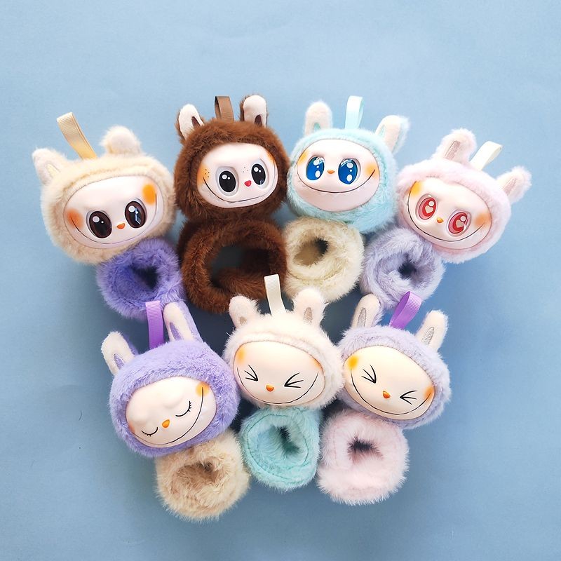 Plush Pendant Bubble Labu Mart Labubu Plush Toy Cute Doll Vinyl Doll ...