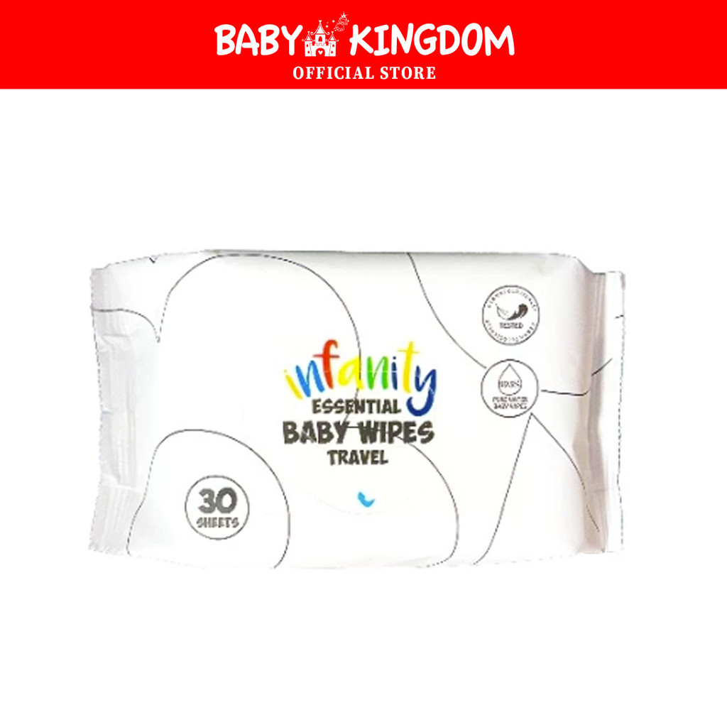 INFANITY Essential Baby Wipes (Travel Pack) - 30 Sheets (Not For Sale ...