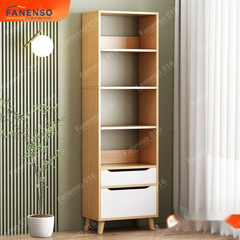 Fanenso Simple Living Room Storage Rack Floor Storage Cabinet Wall ...