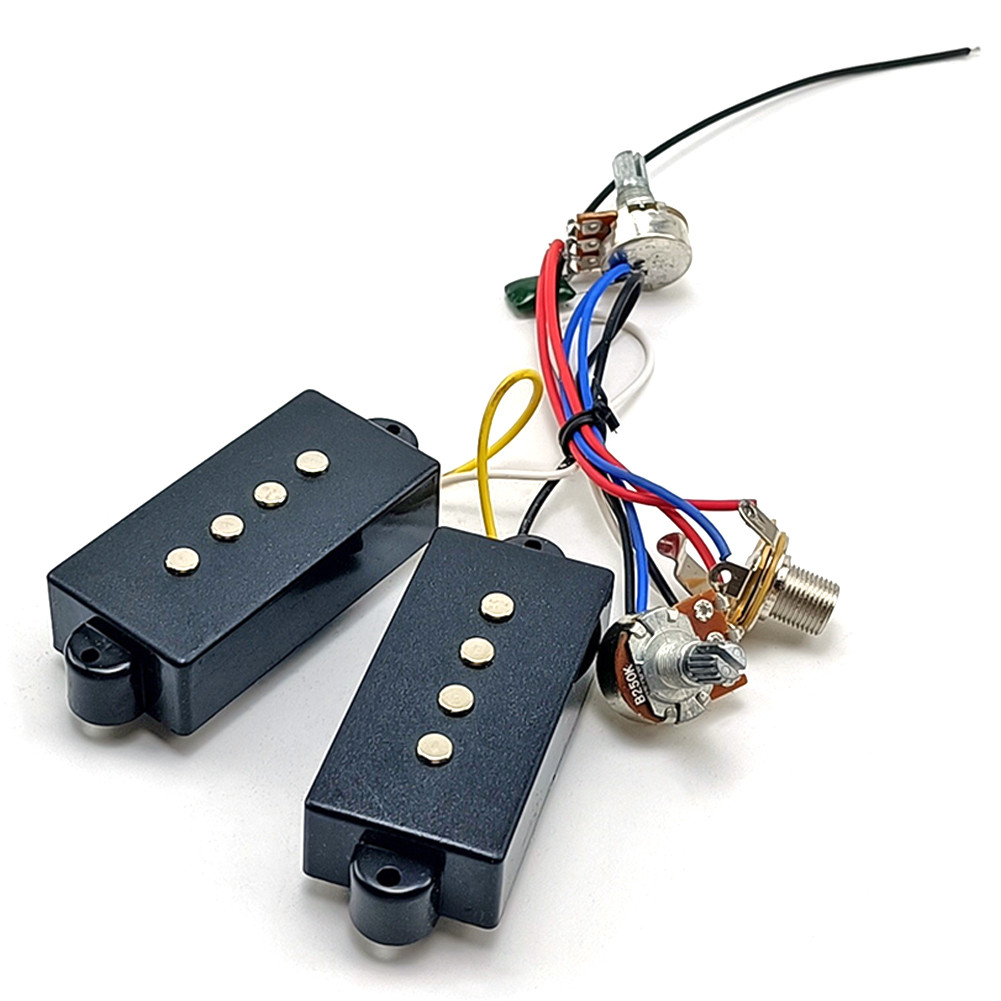 [Colorfull.sg] 4 Strings Bass Pickup Set Electric Bass Preamp Circuit ...