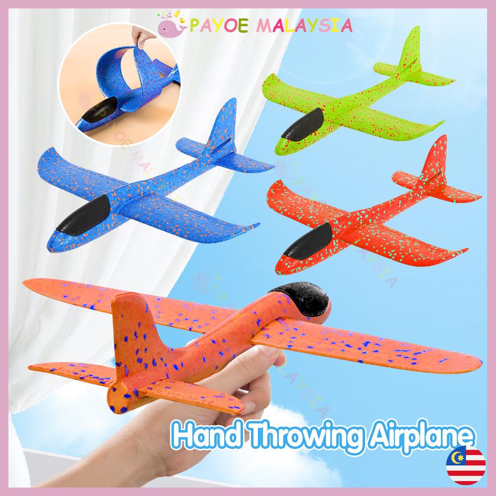 Payoe Large Foam Aeroplane Toys Hand Throwing Airplane Toys for Kids ...